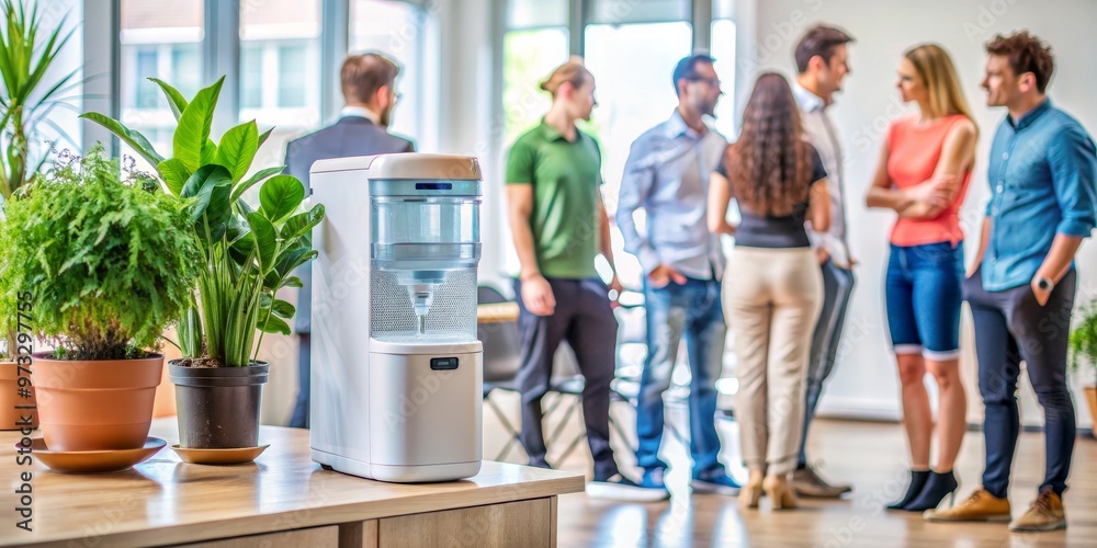 Water Filtration System in an Office Setting, Office Water Cooler ...