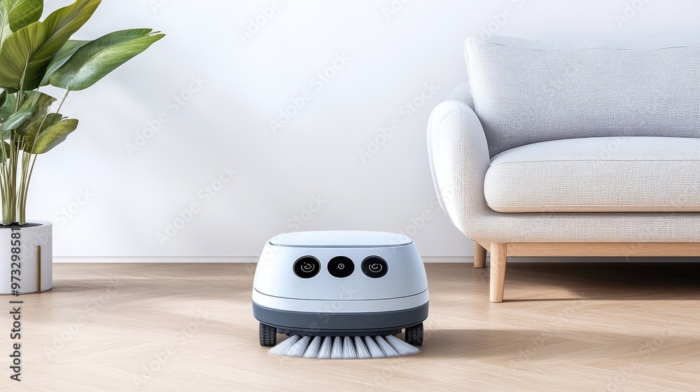 This adorable elephant-shaped vacuum cleaner features a vibrant blue ...