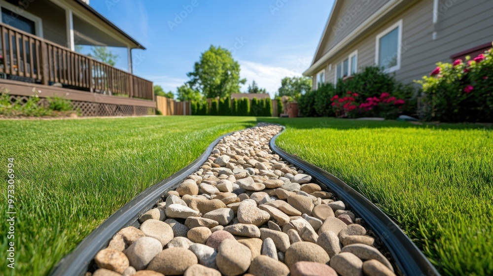 Efficient DIY Drainage Ditch Project: Affordable Materials and Easy ...