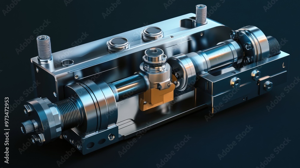 Hydraulic pump and cylinder equipment for industrial machinery ...