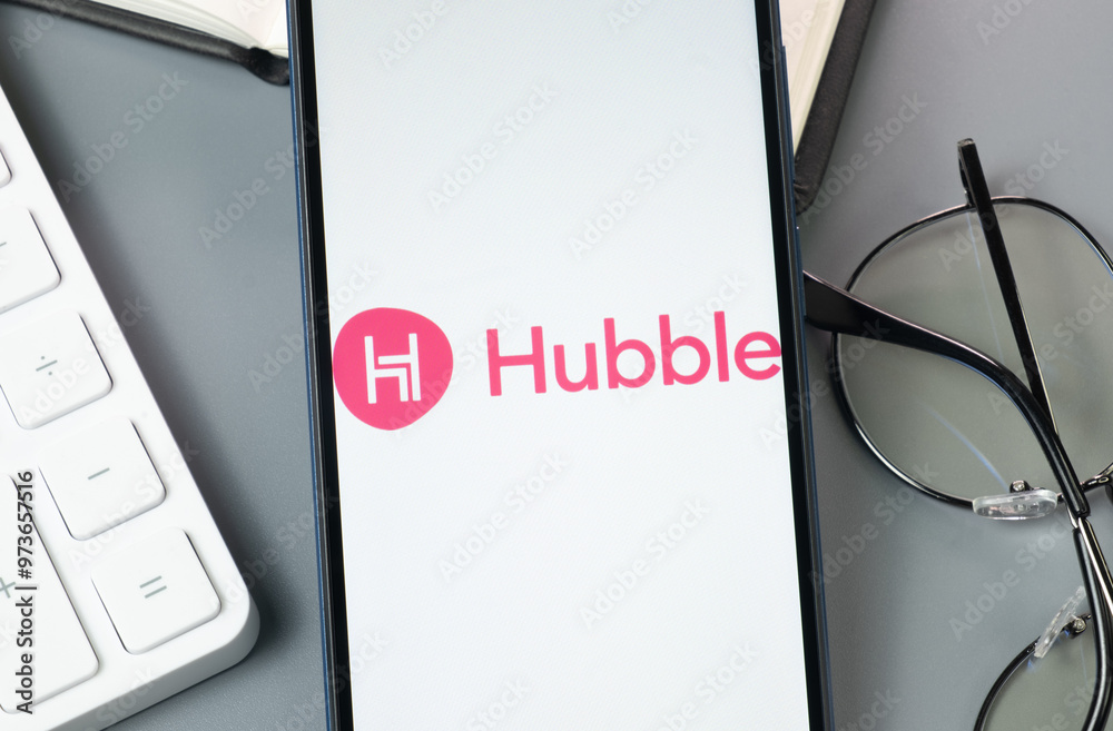 New York, USA - 30 August 2024: Hubble Logo on Phone Screen, Company ...
