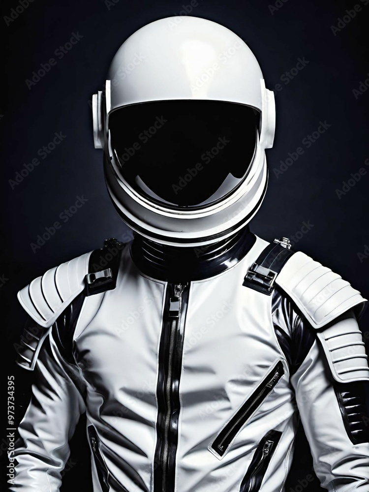 astronaut in white suit Stock Photo | Adobe Stock