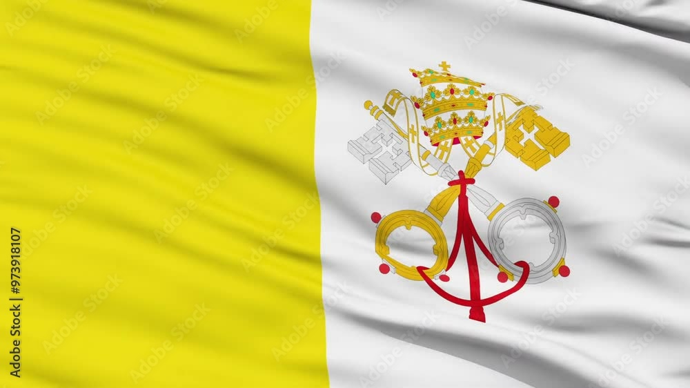 Vatican flag animation loops European country flag overlays National ...