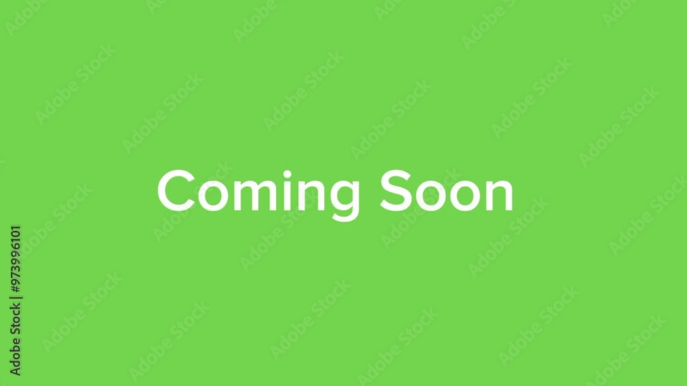 Coming Soon Motion Graphics or Vector Animated video 4k ultra high ...