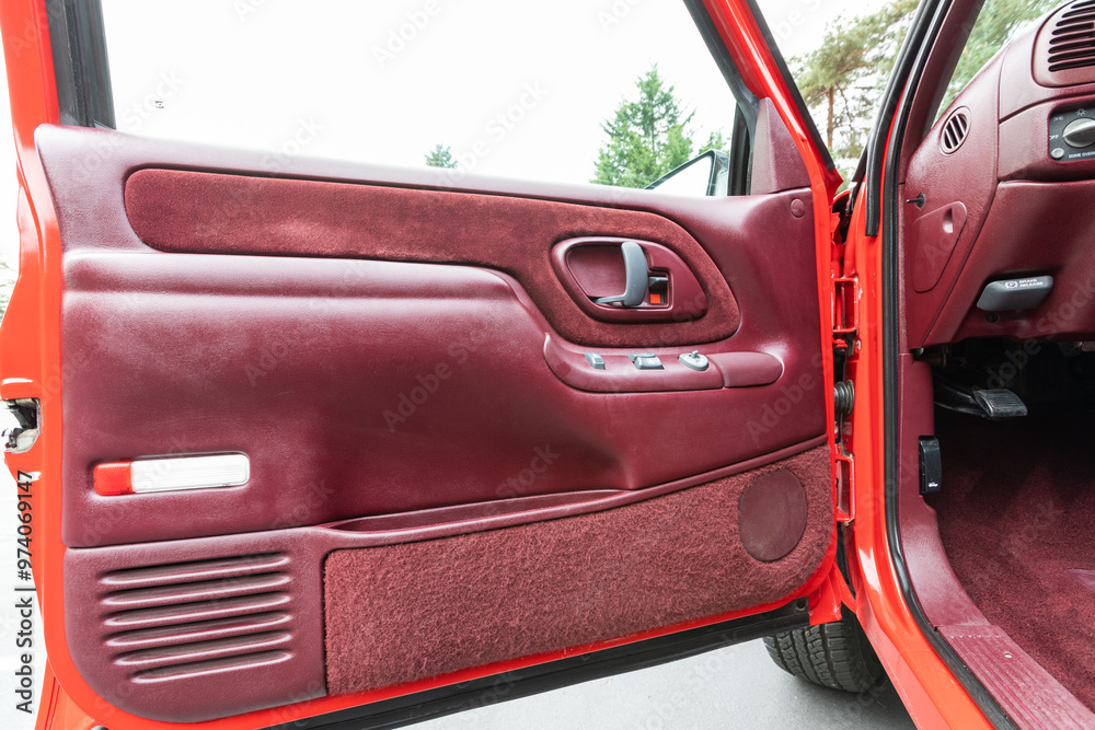 Portland, OR, USA - Oct 7, 2021 - 1997 Red Chevy Silverado 1500 Z71 ...