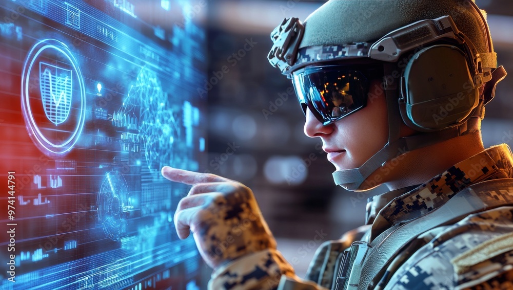 medical hologram shows the human body with an anatomy chart floating ...