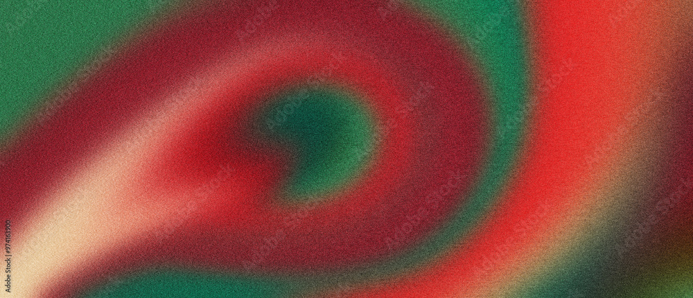 Swirling Gradient Background with Red, Green, White Color Transitions ...