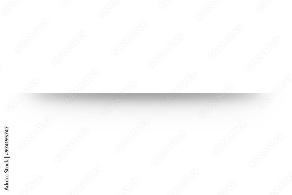 realistic transparent shadow. Half oval shadow. Shadow effect with soft ...