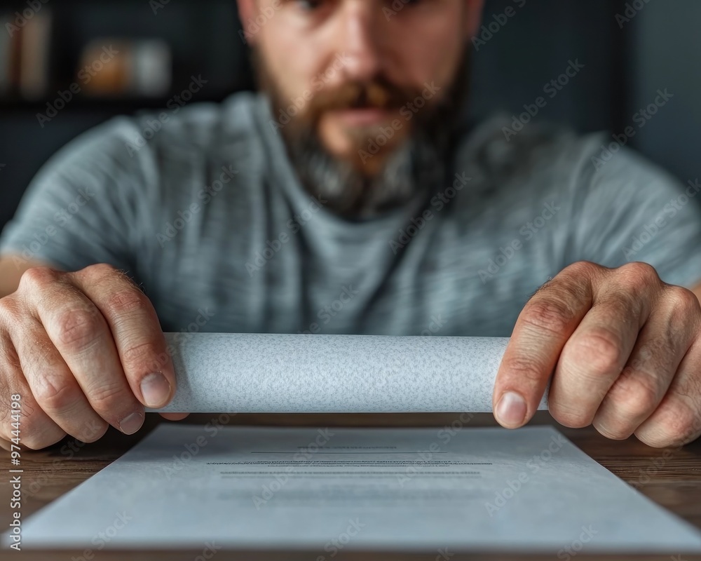 Man Receiving Online Certificate on Modern E-Learning Platform ...