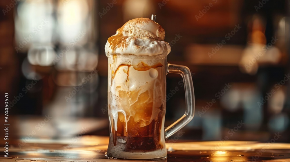 Celebrate National Root Beer Float Day with a classic float served in a ...