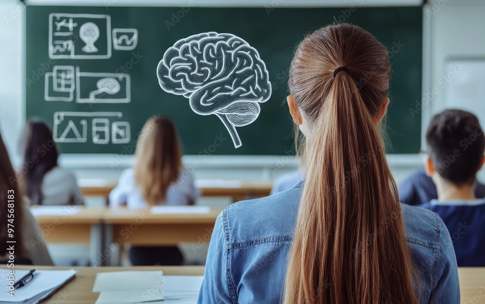 A classroom filled with eager students attentively learning about the ...