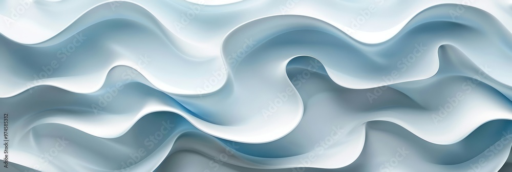 Elegant overlay layers creating a modern, low-contrast design in soft ...