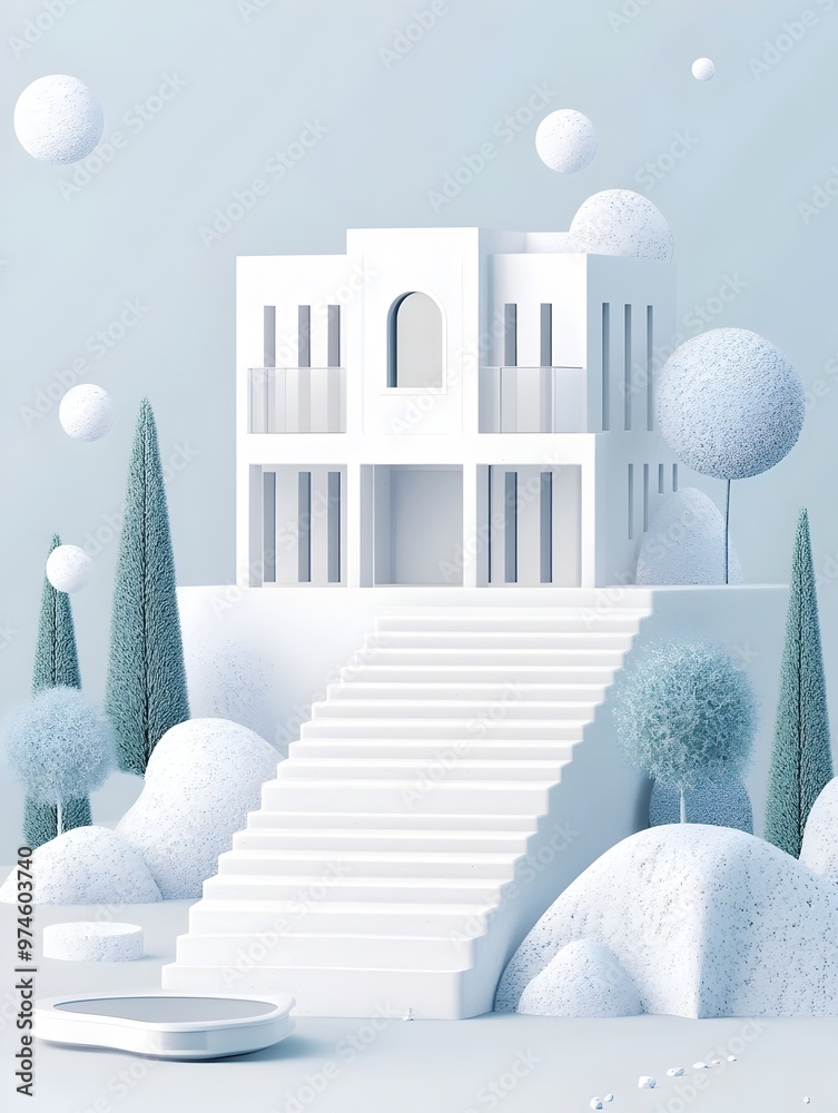 Minimalistic Architectural Layout with Parallax Scrolling Effect ...