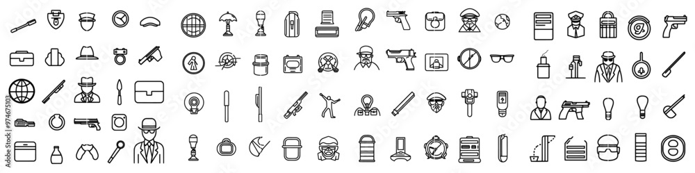 This icon set includes icons for the Mafia and Gangster line. There are ...