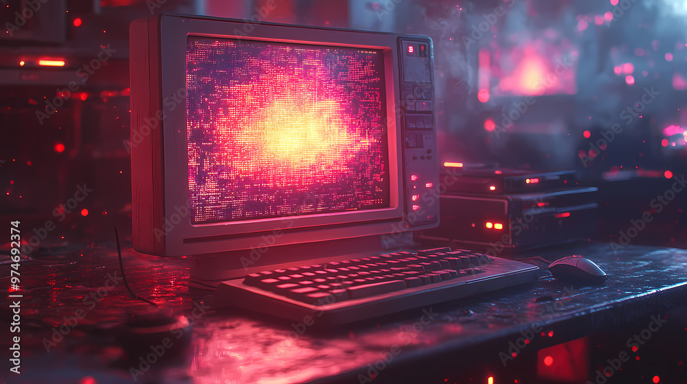 A visually striking blend of early 2000s internet culture meets the ...