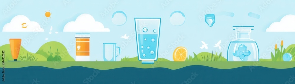 Infographic highlighting best practices for water absorption throughout ...