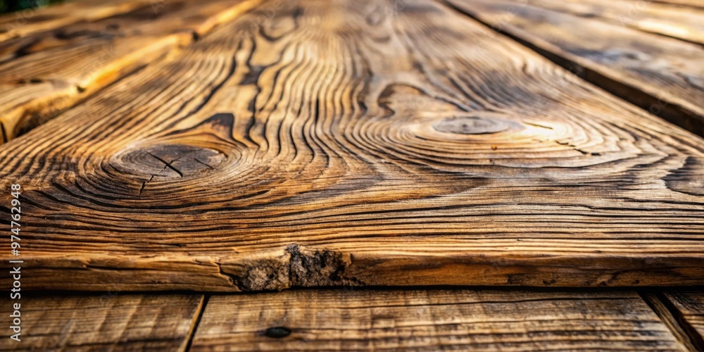 Rustic Wood Grain Texture, Close-up, Natural Pattern, Knots, Brown ...
