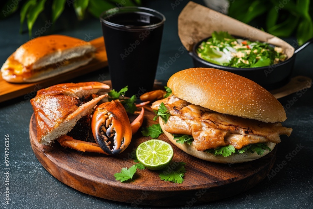 Florida's Culinary Scene represented in a food-themed infographic ...