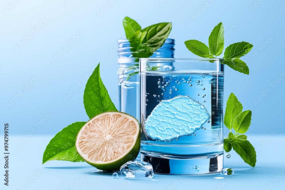 How hydration impacts scar healing illustrated in a health-themed ...