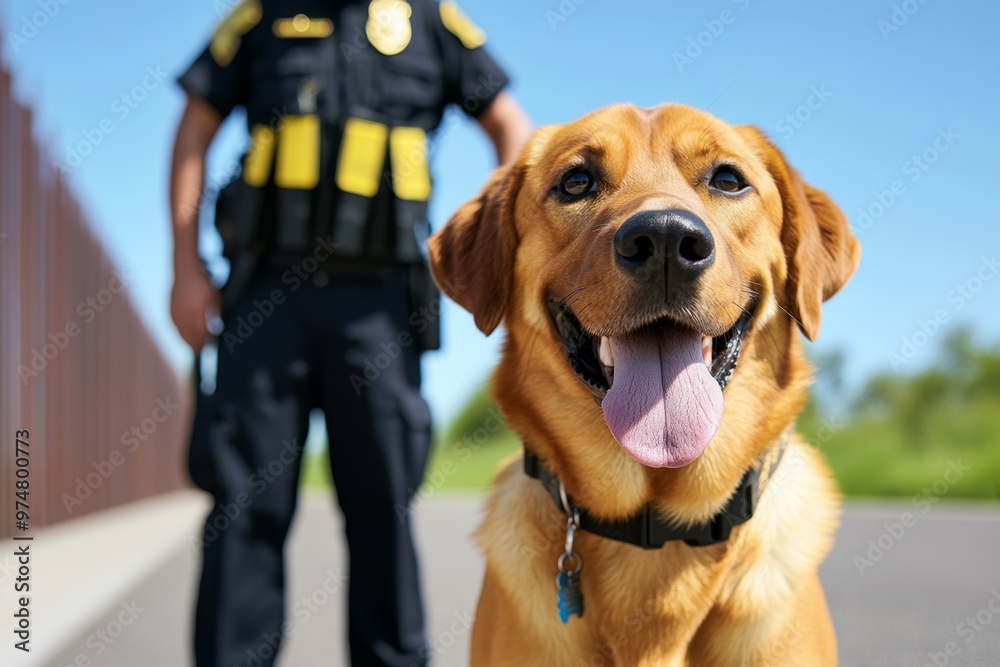 K-9 Dogs in Border Patrol represented in a border security infographic ...