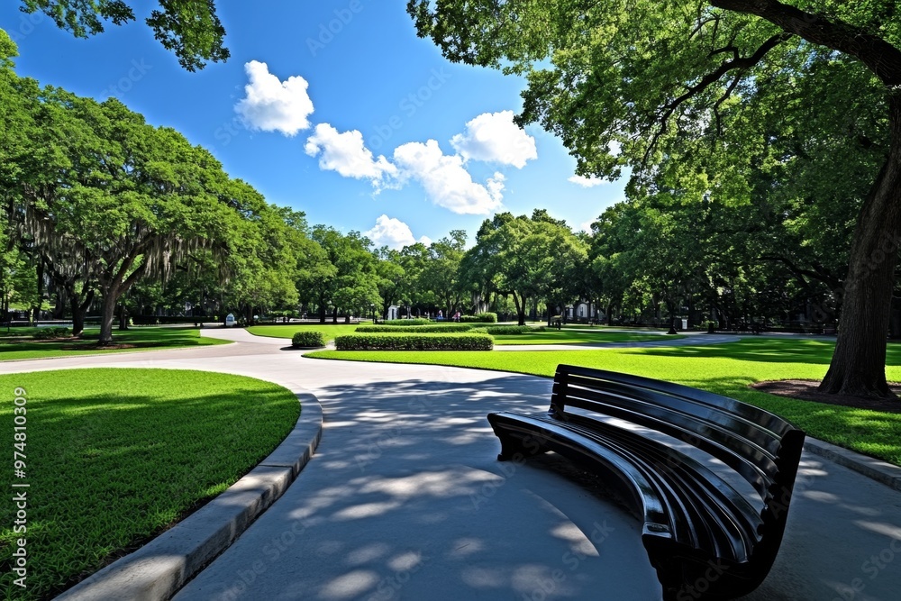 Savannah Green Spaces illustrated in a clean infographic, focusing on ...