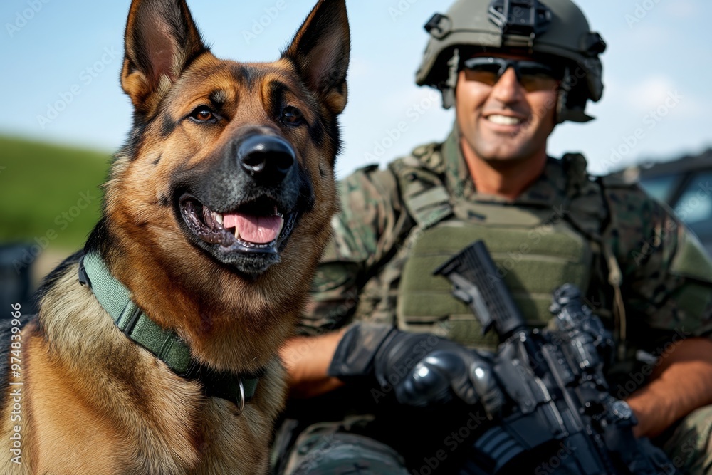 K-9 Deployment in Special Operations illustrated in a tactical ...