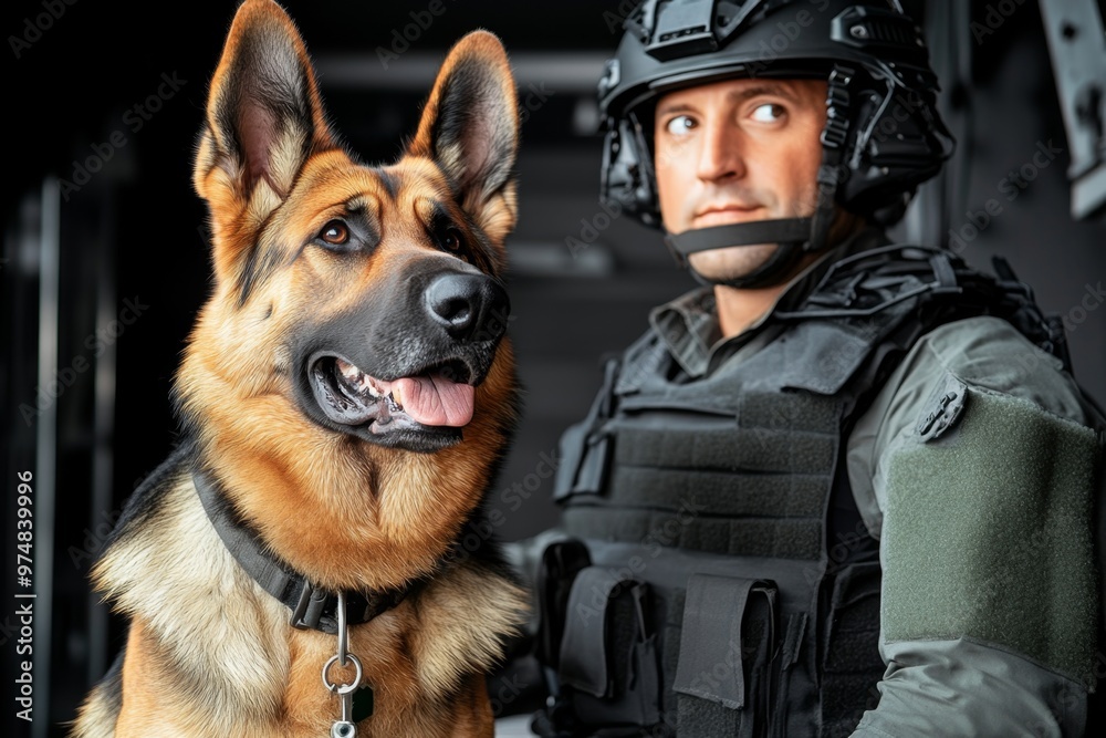 K-9 Deployment in Special Operations illustrated in a tactical infographic, focusing on how K-9s ...
