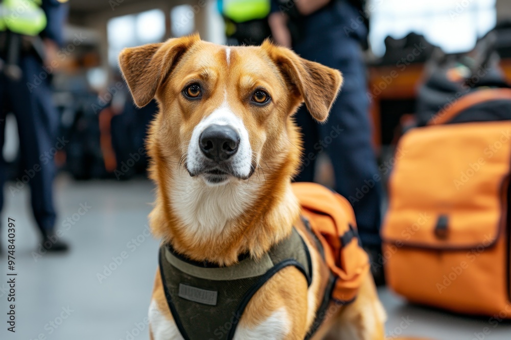 K-9 Dogs in Border Patrol represented in a border security infographic ...