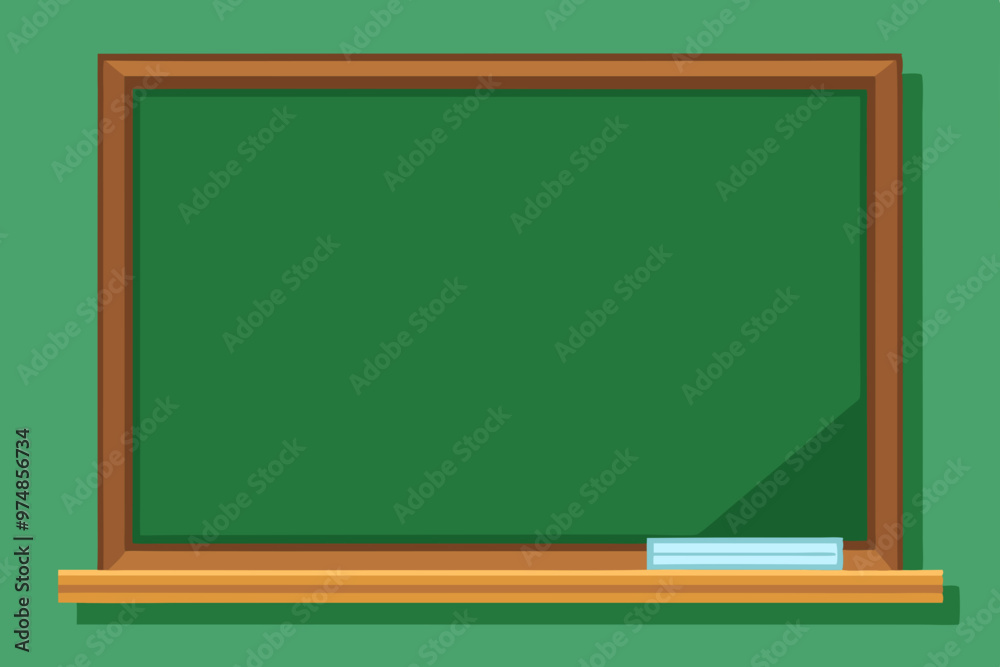 Simple green screen background with rounded corner Stock Vector | Adobe ...