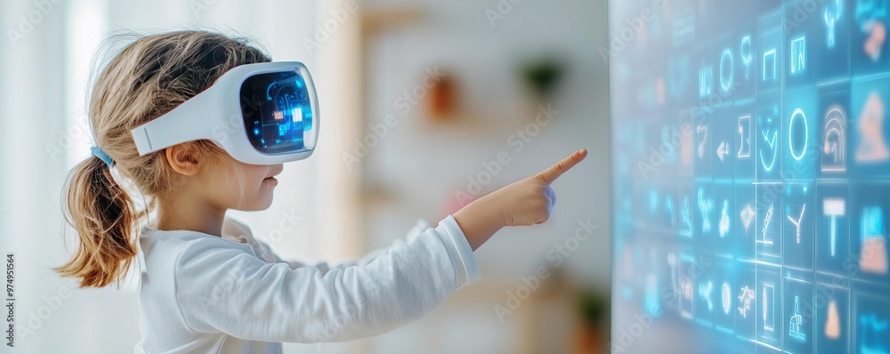 Holographic AI assistant teaching children math with interactive games ...