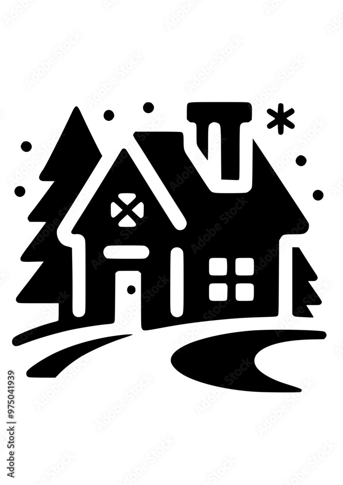 Winter House SVG, Christmas SVG, Santa Claus SVG, Holiday SVG ...