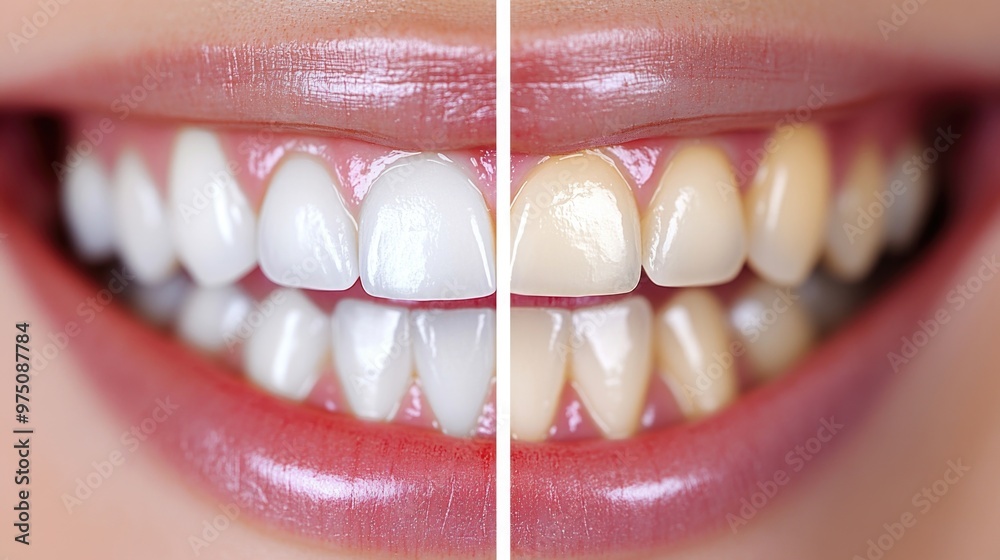 Before and after visuals display the impressive results of teeth ...
