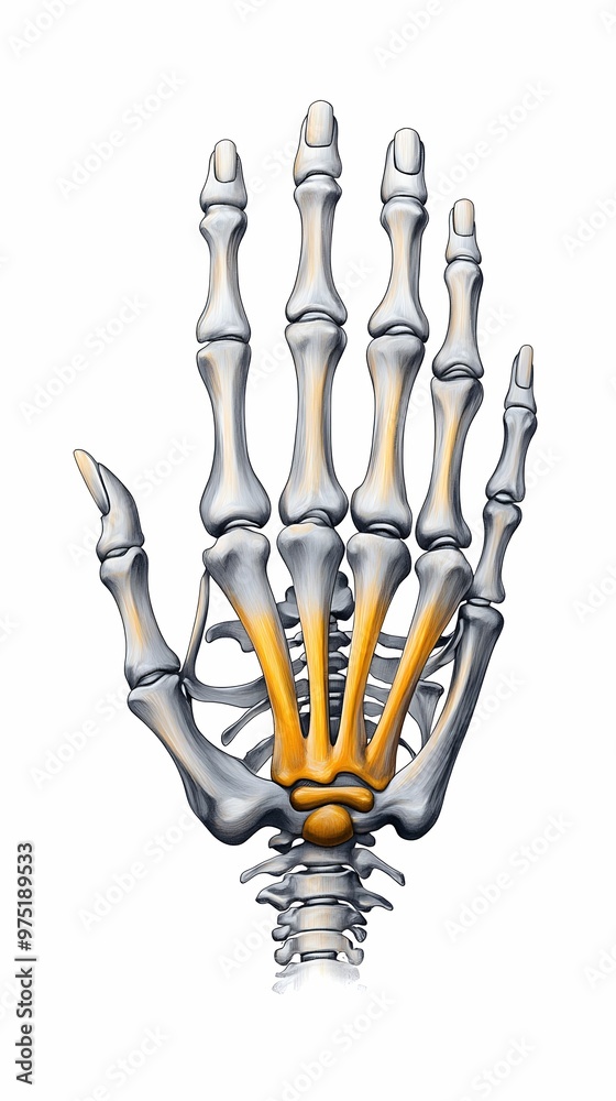 Vintage Pirate Skeleton Hand in Color Pencil Style with Tilt ...