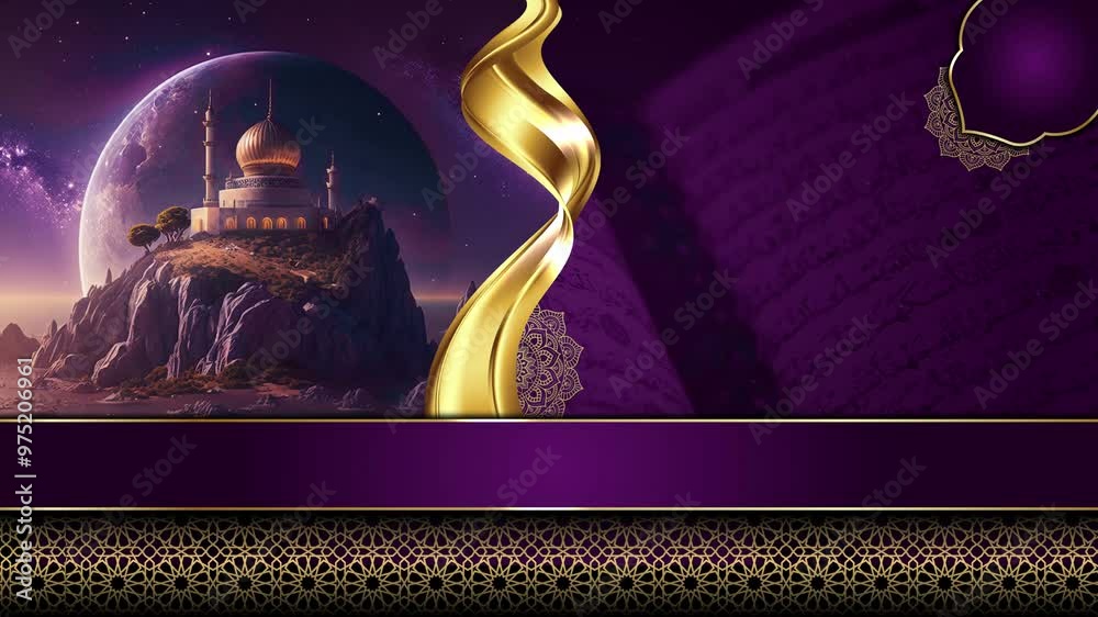 luxury arabic islamic Background , muslim design for Holy Quran ...