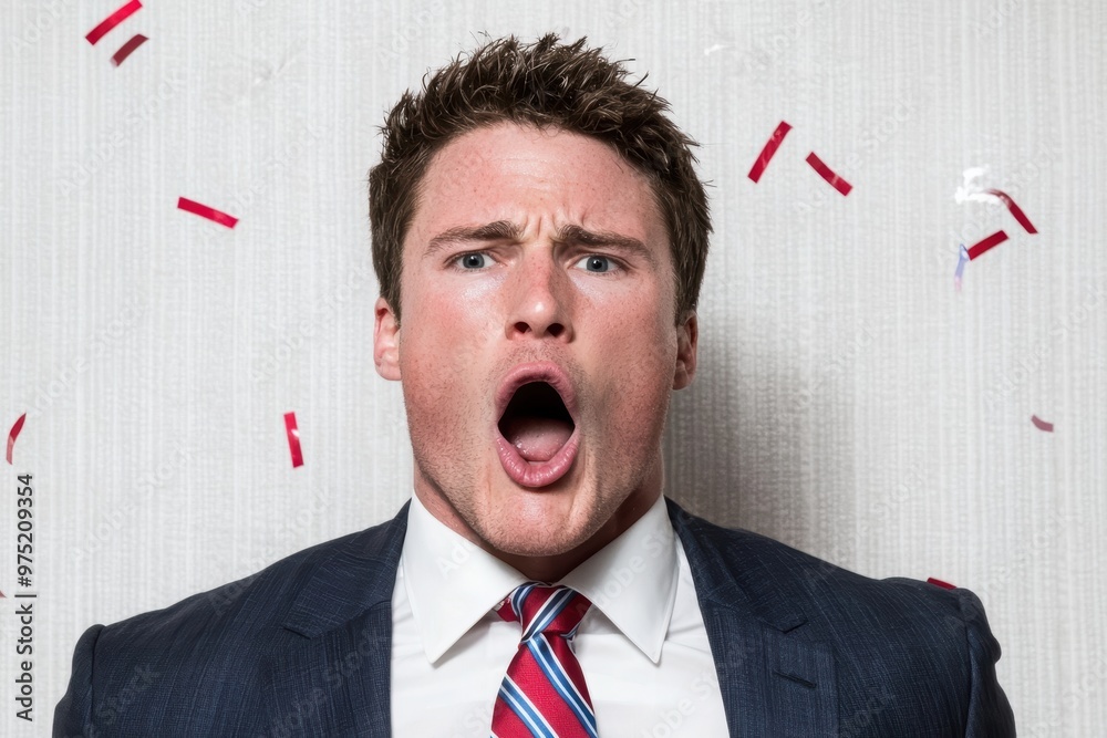 Photo Shocked businessman with open mouth, Balaraw | Posters, tableaux ...