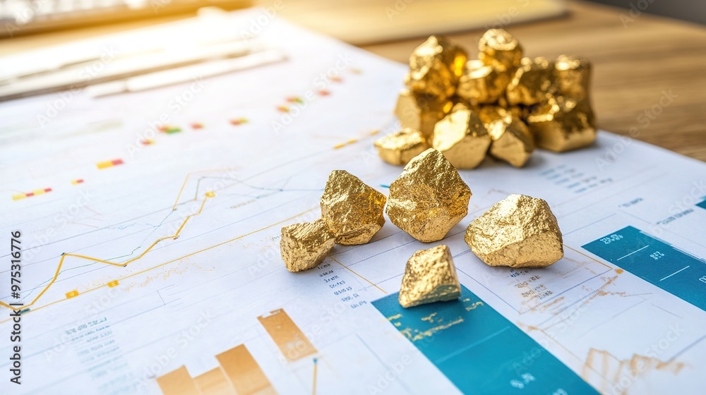 Investing in Gold Ores with Graph Analysis. This image features a ...