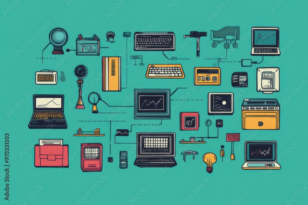 An animated infographic showing the evolution of educational technology ...