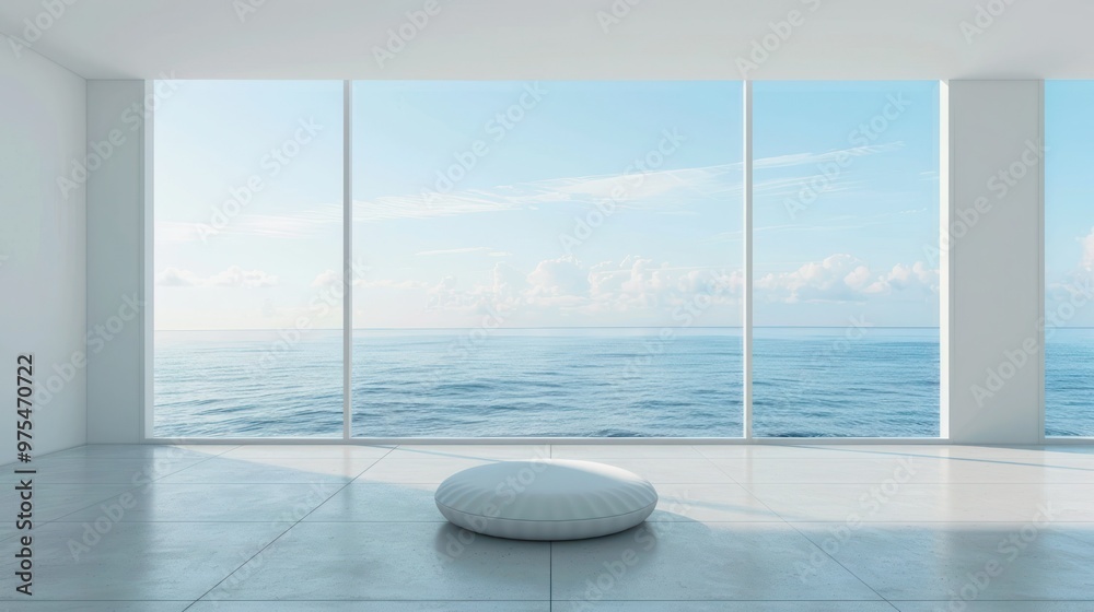 Beautiful and clean virtual background or backdrop for yoga, zen ...