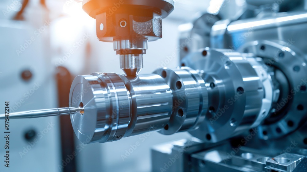 Cutting-edge CNC milling machine uses ball endmill tool to produce ...