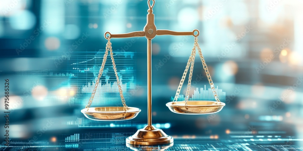 A visual representation of a balance scale where one side holds GDP ...
