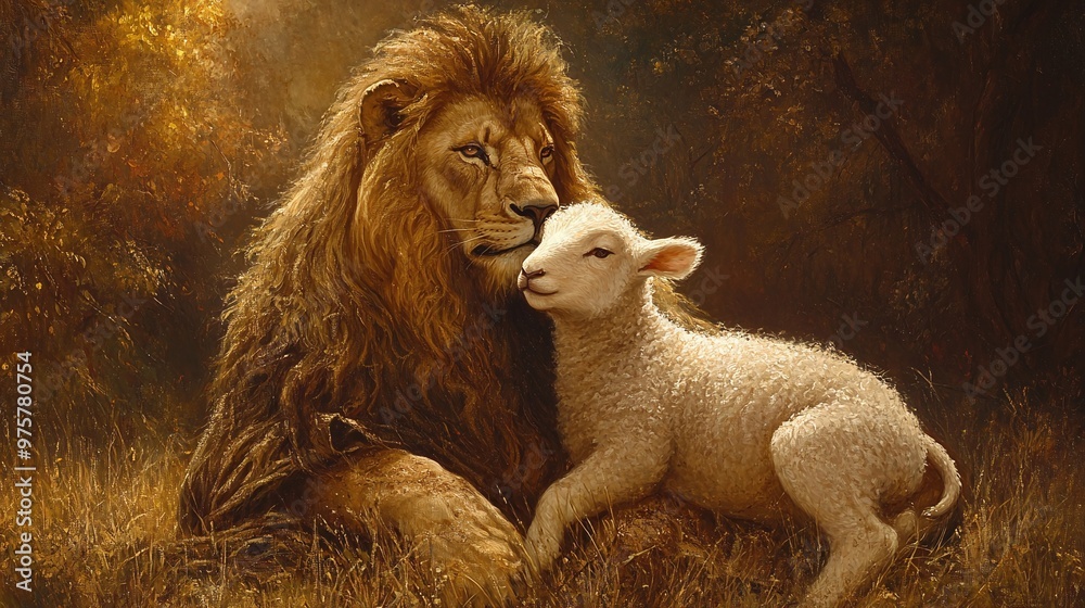 jesus christ depicted as lion and lamb: a study of the dual aspects of ...