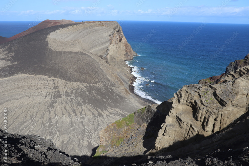Capelo, Faial, Portugal. 02-09-2024. The coastal peninsula of Ponta dos ...