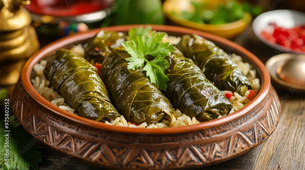 Dolma, also known as tolma or sarma, are rice and meat-filled grape ...
