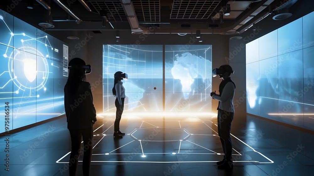 Virtual Reality Sales Presentation Room with Interactive Product Demos ...