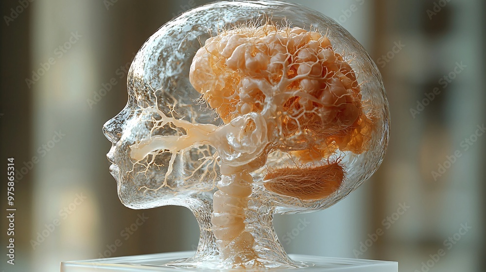 Design a 3D model of the fetal nervous system developing in the early ...