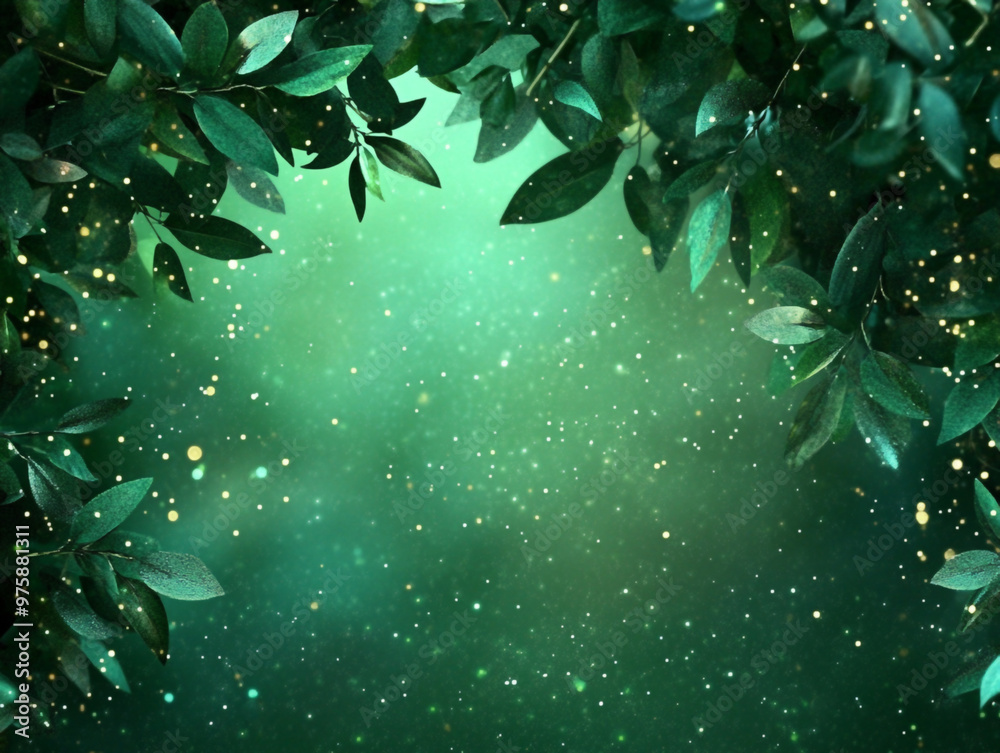 Lush Green Serenity: Nature-Inspired Backgrounds: Plants calming, leaf ...