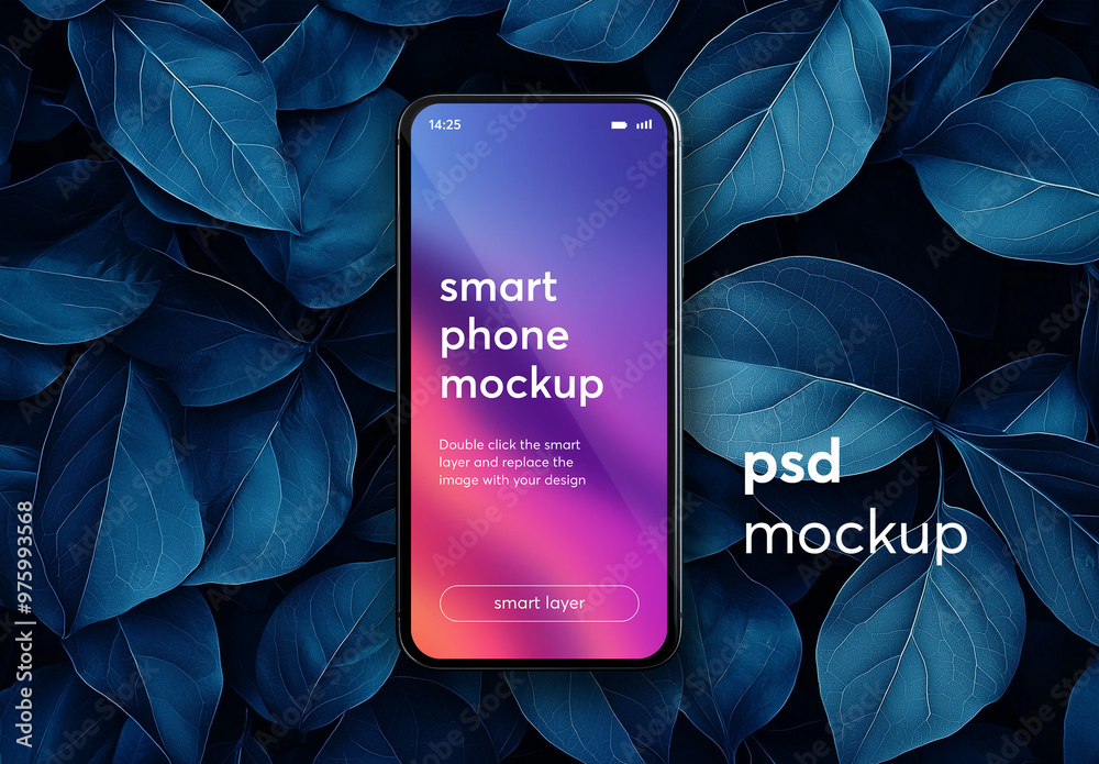 Smartphone mockup with different backgrounds – generative ai Stock ...