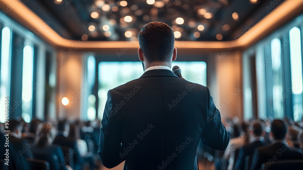group of people in formal dressing suit as audience at large modern ...