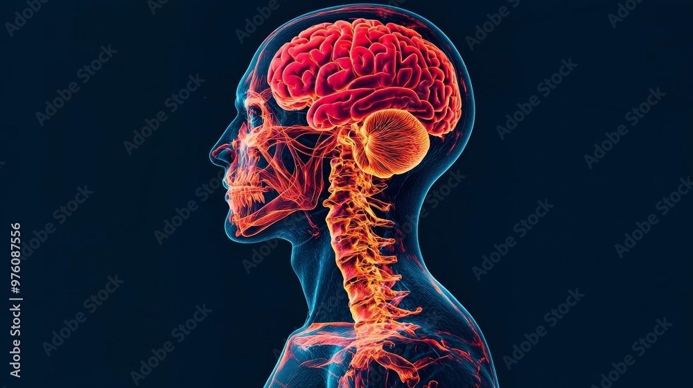 "Cross-sectional MRI of human body showing muscle, fat, and bone with ...
