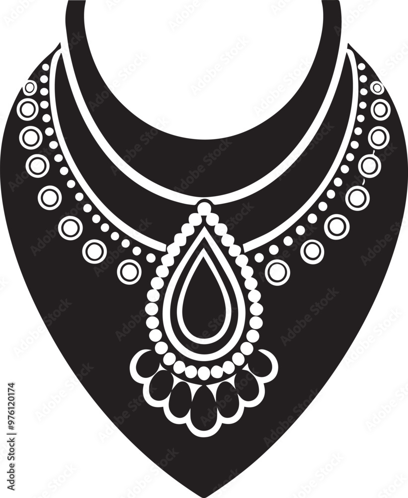 Indian gold jocularity on white background. Stock Vector | Adobe Stock